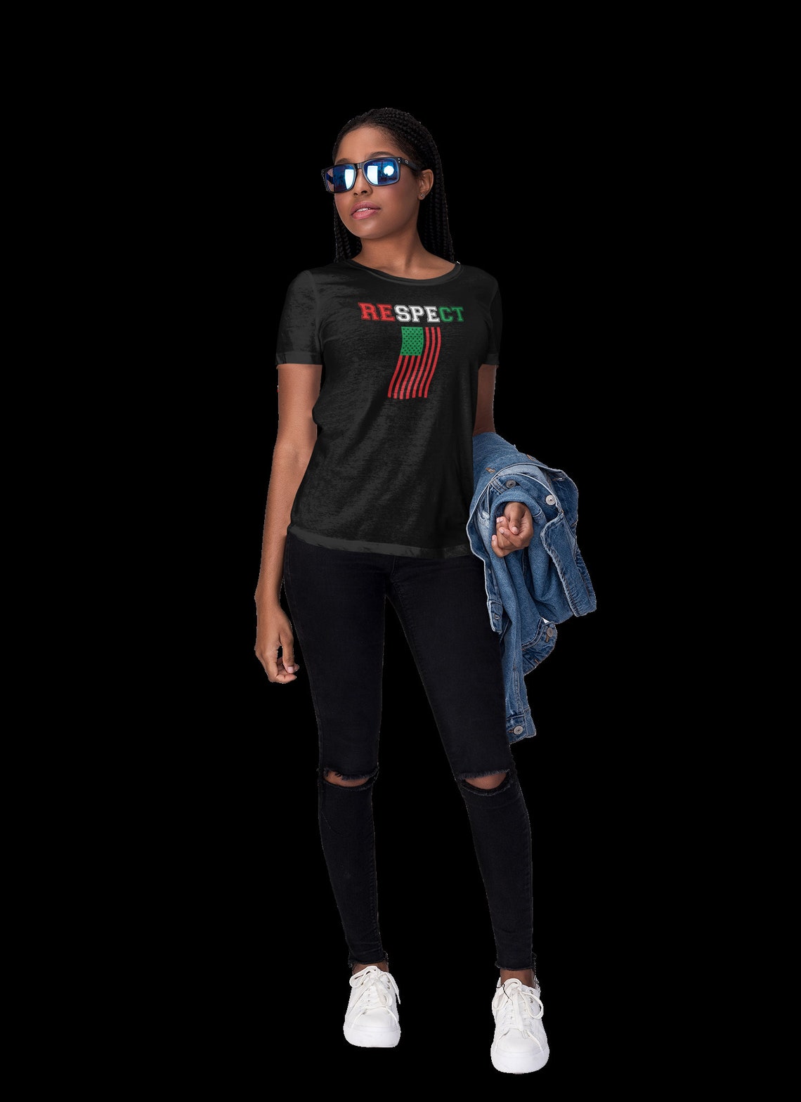 RESPECT African American Flag SVG/PNG - Etsy