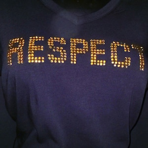 RESPECT Ss16 Rhinestone Template SVG - Etsy