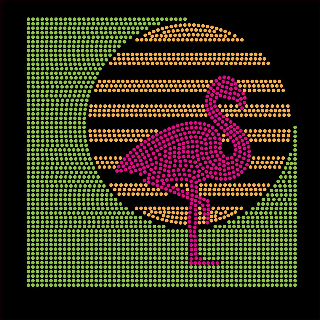 Flamingo Ss10 Rhinestone Template (SVG) - Etsy
