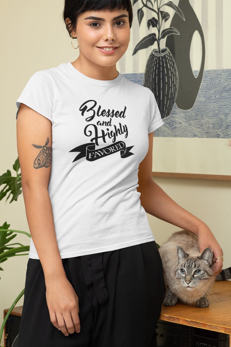 Blessed & Highly Favored (svg/ai/jpg/png) - Etsy