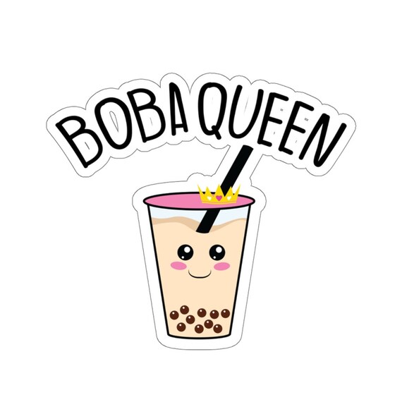 Stickers Stickers, Labels & Tags Paper Boba Queen Sticker etna.com.pe