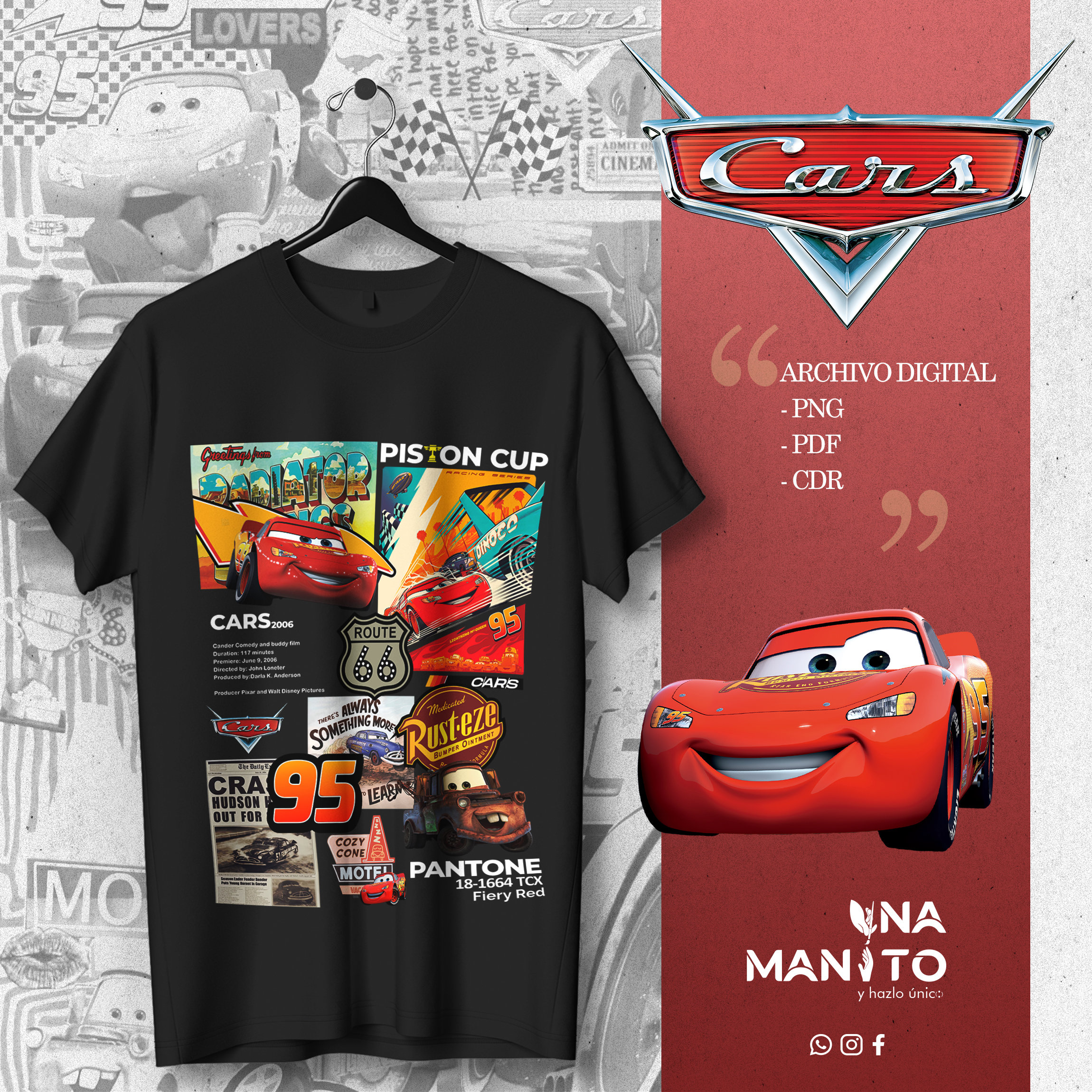 Exclusive Designs of Cars, Mcqueen, and Sally From Cars for Sublimation ...