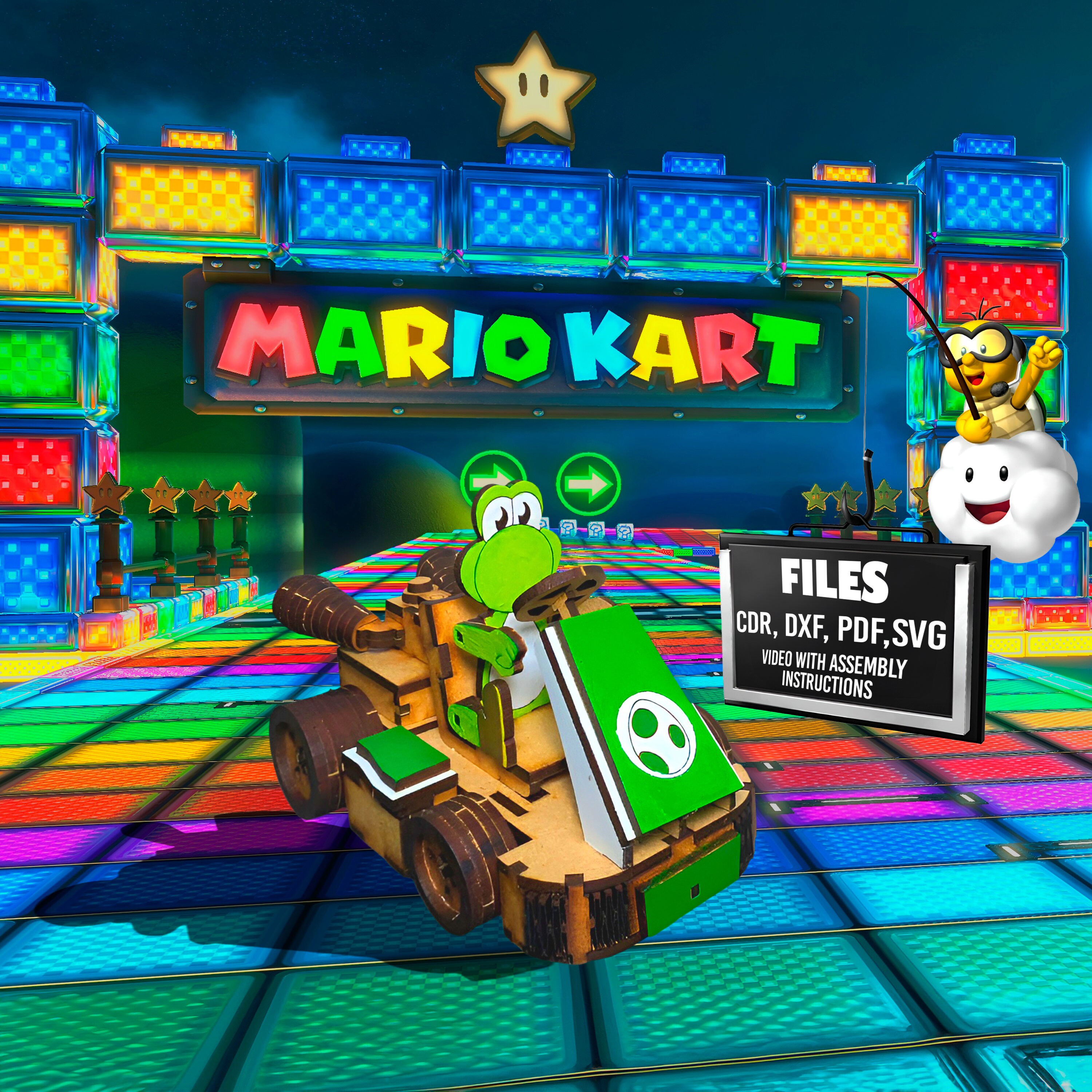 Super Mario SVG Bundle for Laser and CNC, Mario Cut Files, Mario Games ...