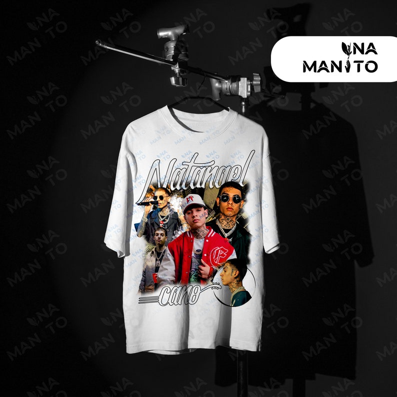 Natanael Cano Design in PNG and Halftones for Black and White T-shirts ...