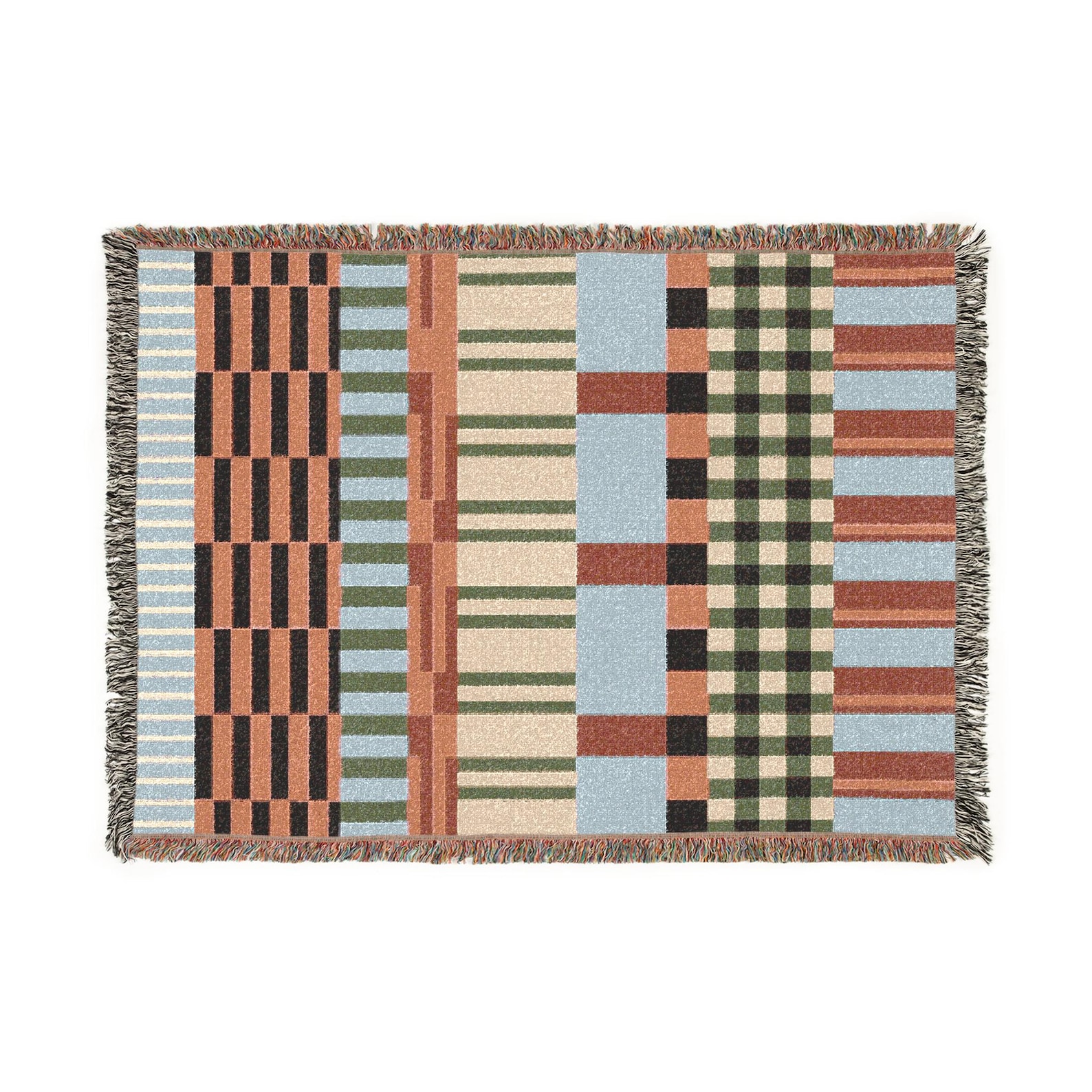 Soft Cotton Woven MCM Blanket | Tapestry Throw | Aesthetic Gift Blanket ...