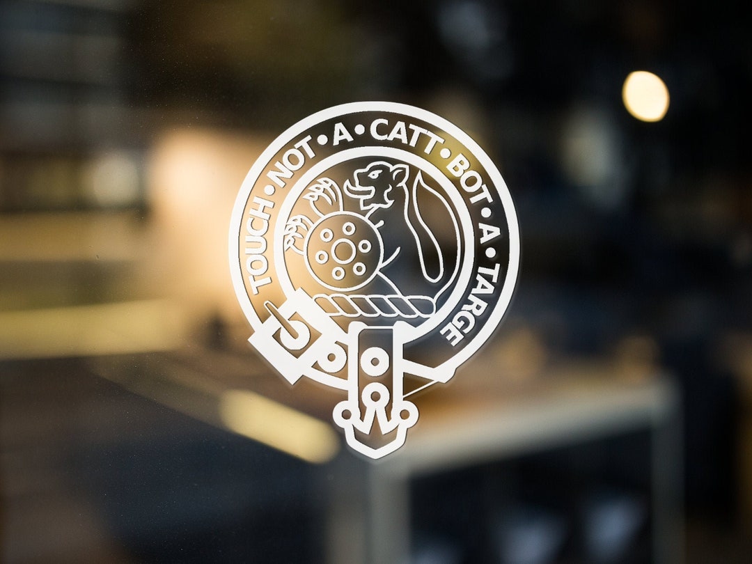 Clan Macbean Crest Decal, Scottish Clan Sigil Bumper Sticker, Celtic ...