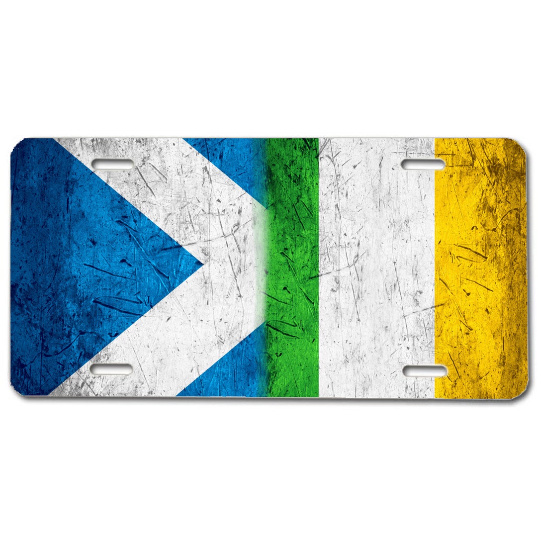 Scots Irish Flag License Plate Vehicle Accessories Scottish - Etsy
