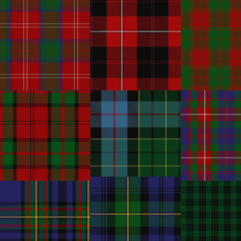 Scottish Clan Tartan Tumbler Your Family Tartan Skinny - Etsy