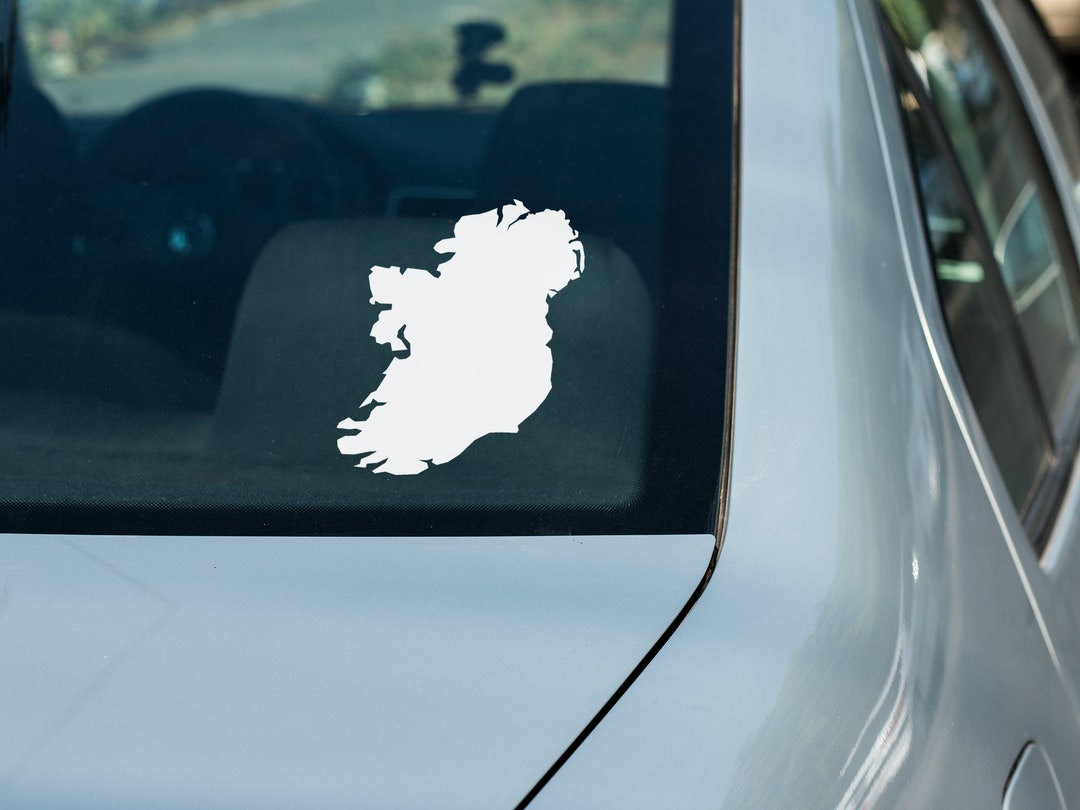 Ireland Outline Decal, Irish Travel Sticker, Celtic Heritage Gift ...