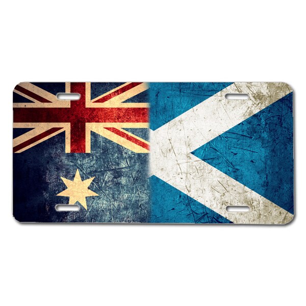 Scottish Flag License Plate - Etsy