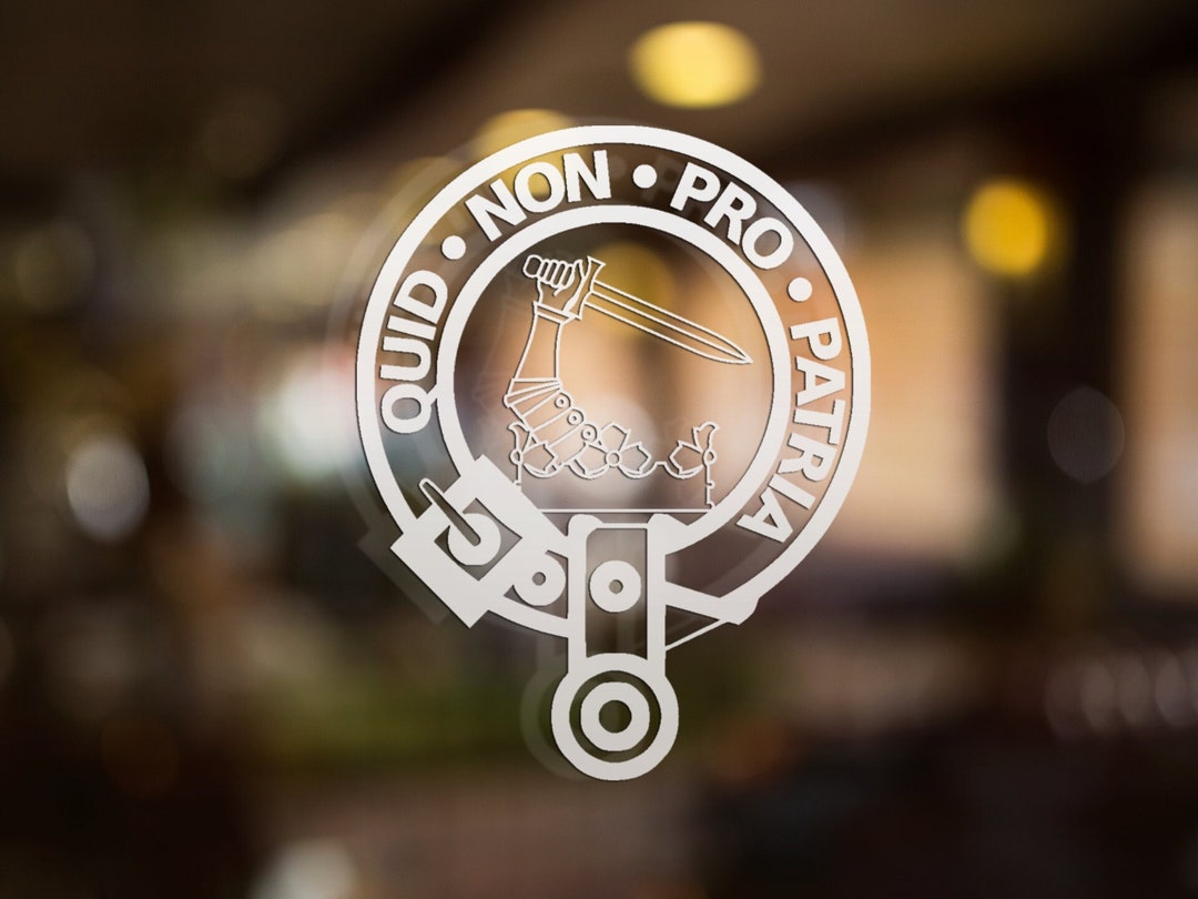 Clan Dewar Vinyl Decal Scottish Family Crest Bumper Sticker - Etsy