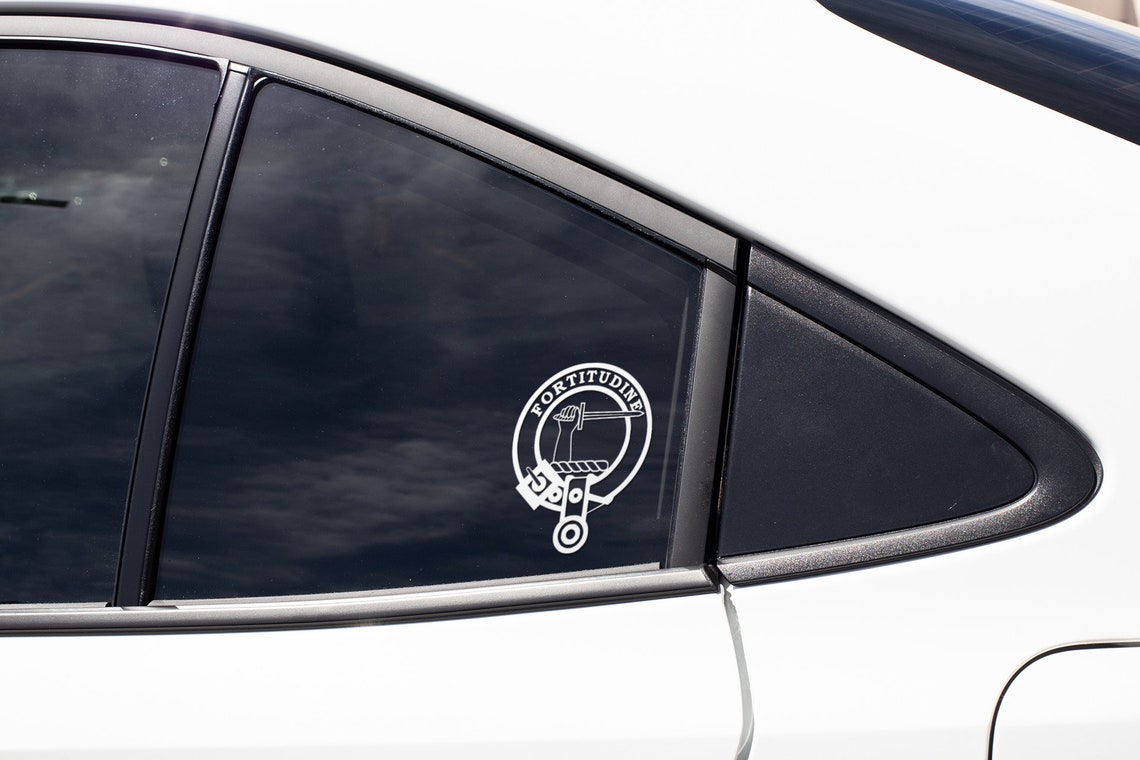 Clan Macrae Crest Decal, Scottish Ancestry Sigil Bumper Sticker, Celtic ...
