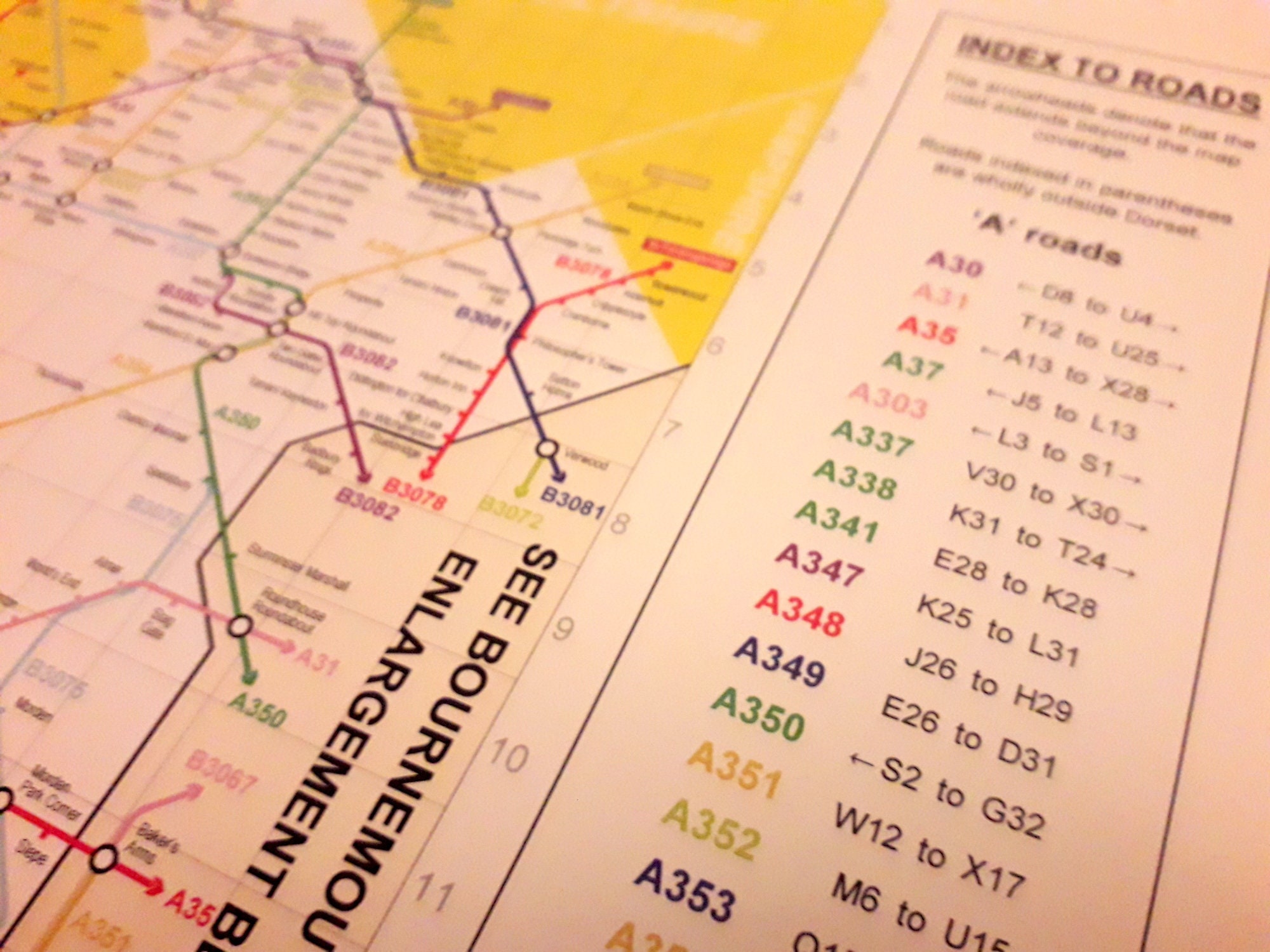 London Underground-style Map of Dorset Roads - Etsy