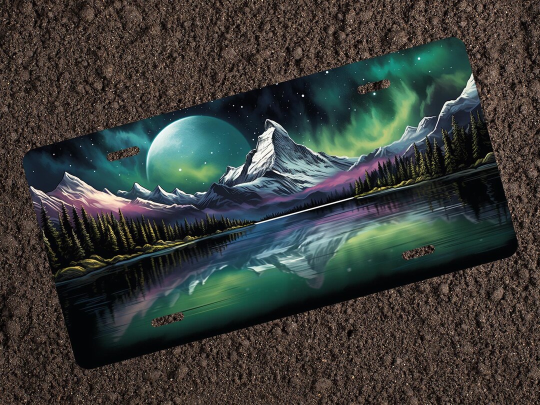 Mystic Northern Lights Aurora Borealis Outdoor Adventure Mountain View ...