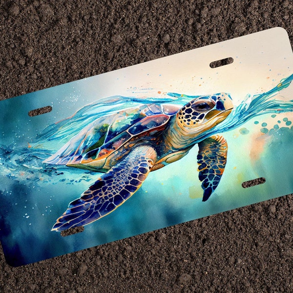 Sea Turtle License Plate Frames - Etsy