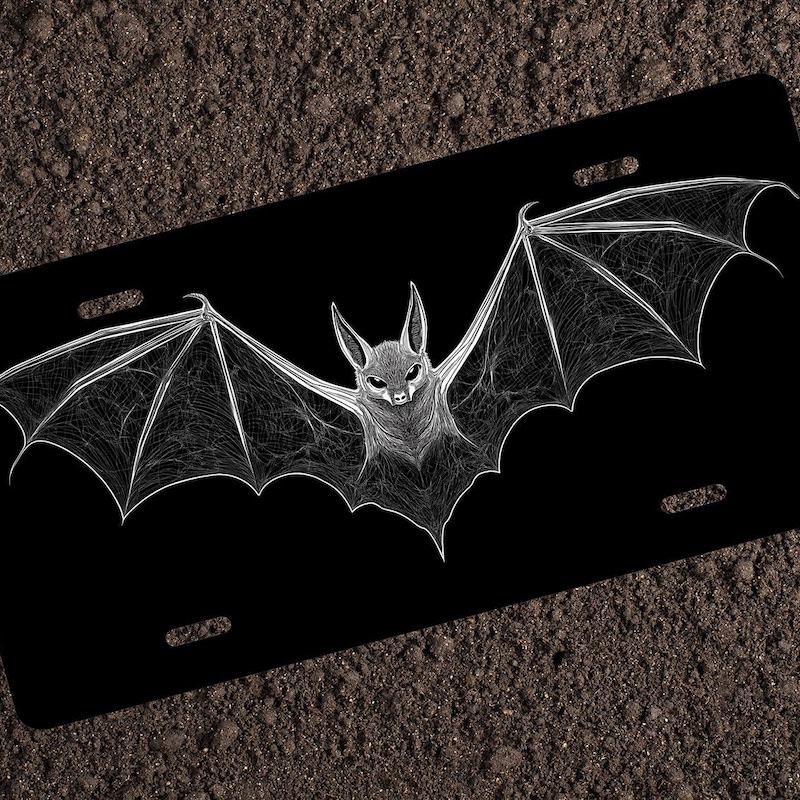 Gothic Bat Plates - Etsy
