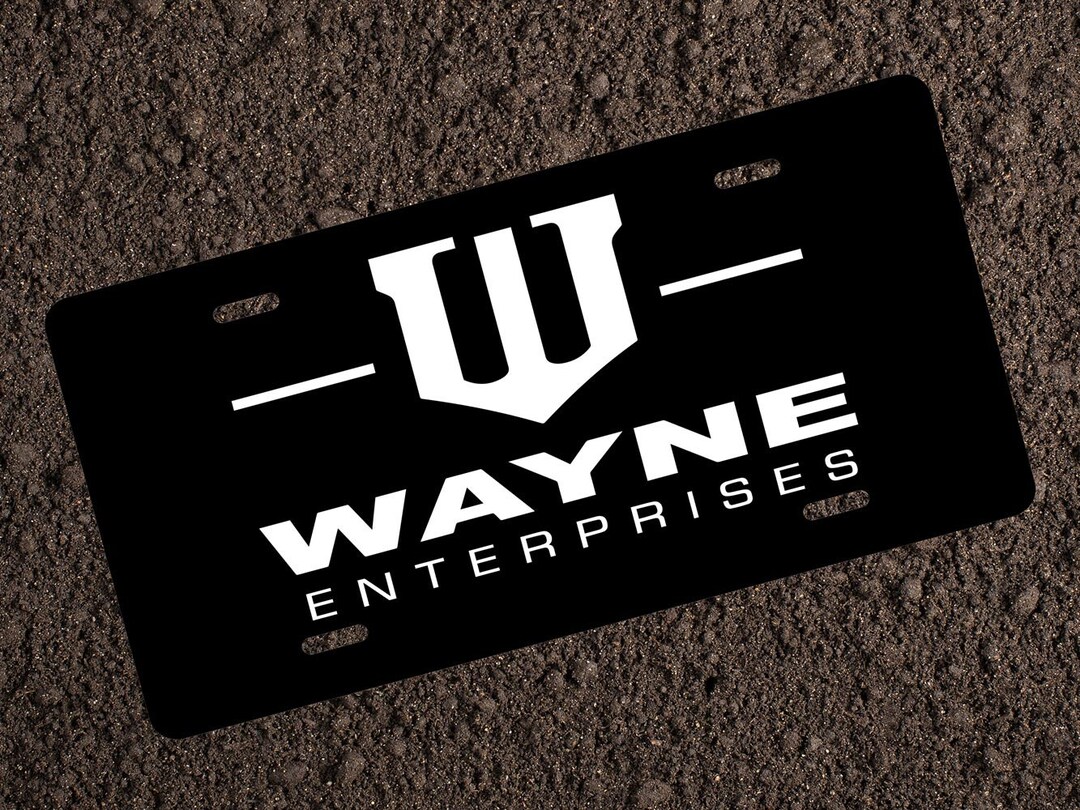 Wayne Enterprises License Plate Custom Car Accessories - Etsy