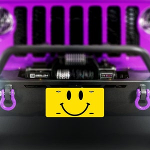 Smiley Face Smile Happy License Plate Available Car Custom Accessories ...