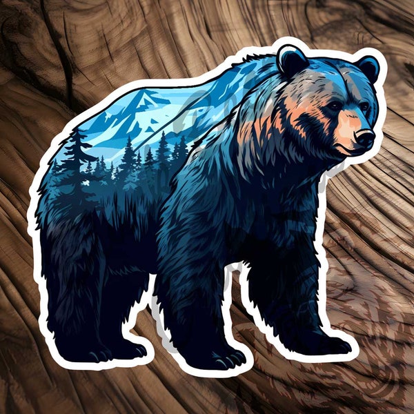 Colorful Mountains Stickers - Etsy