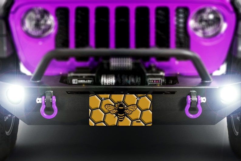 Bee Honeycomb Hive Custom License Plate Car Accessory - Etsy