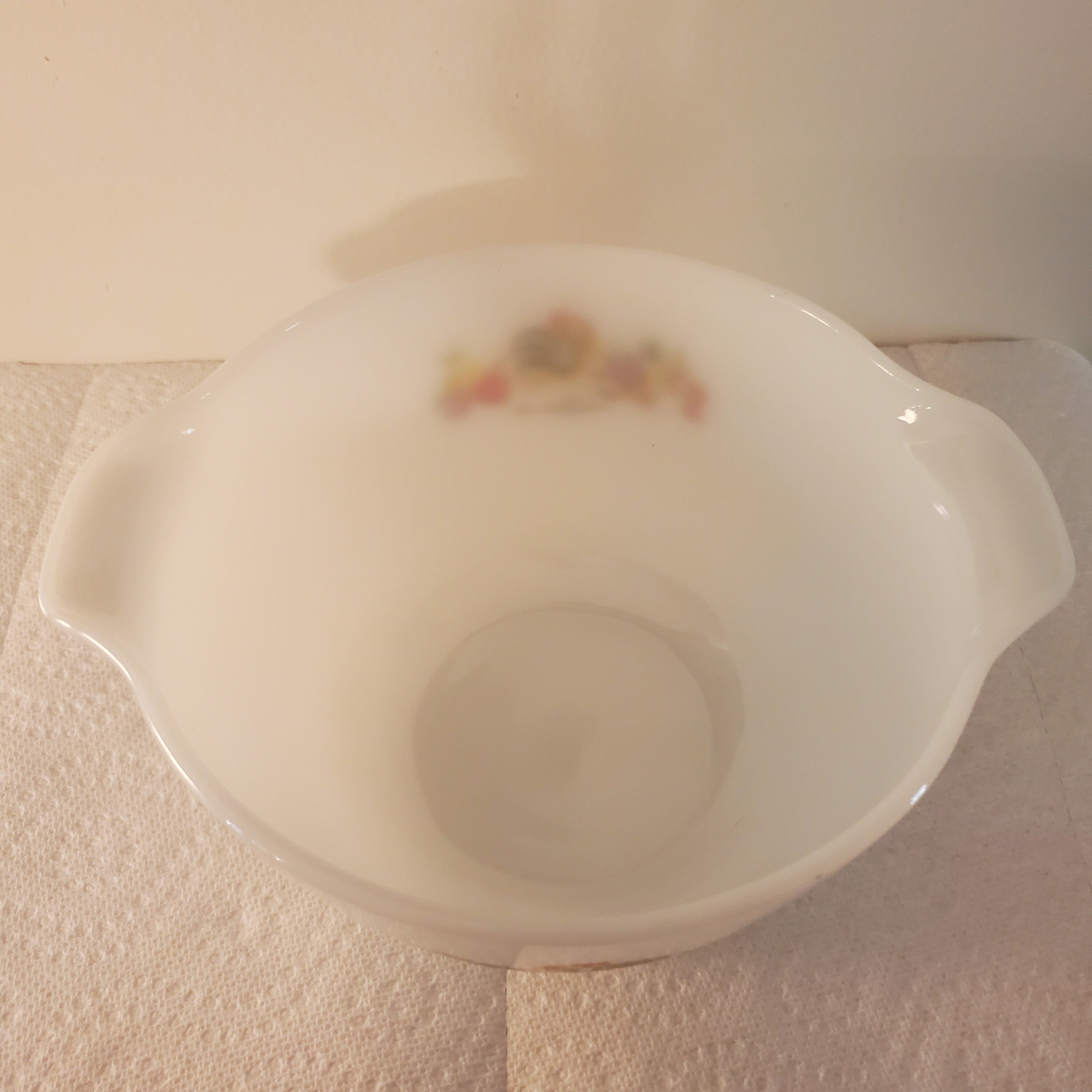 Vintage Rooster Bowl by Anchor Hocking Fire King Chanticleer Cinderella ...