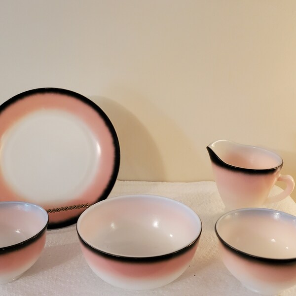 Hazel Atlas Pink - Etsy