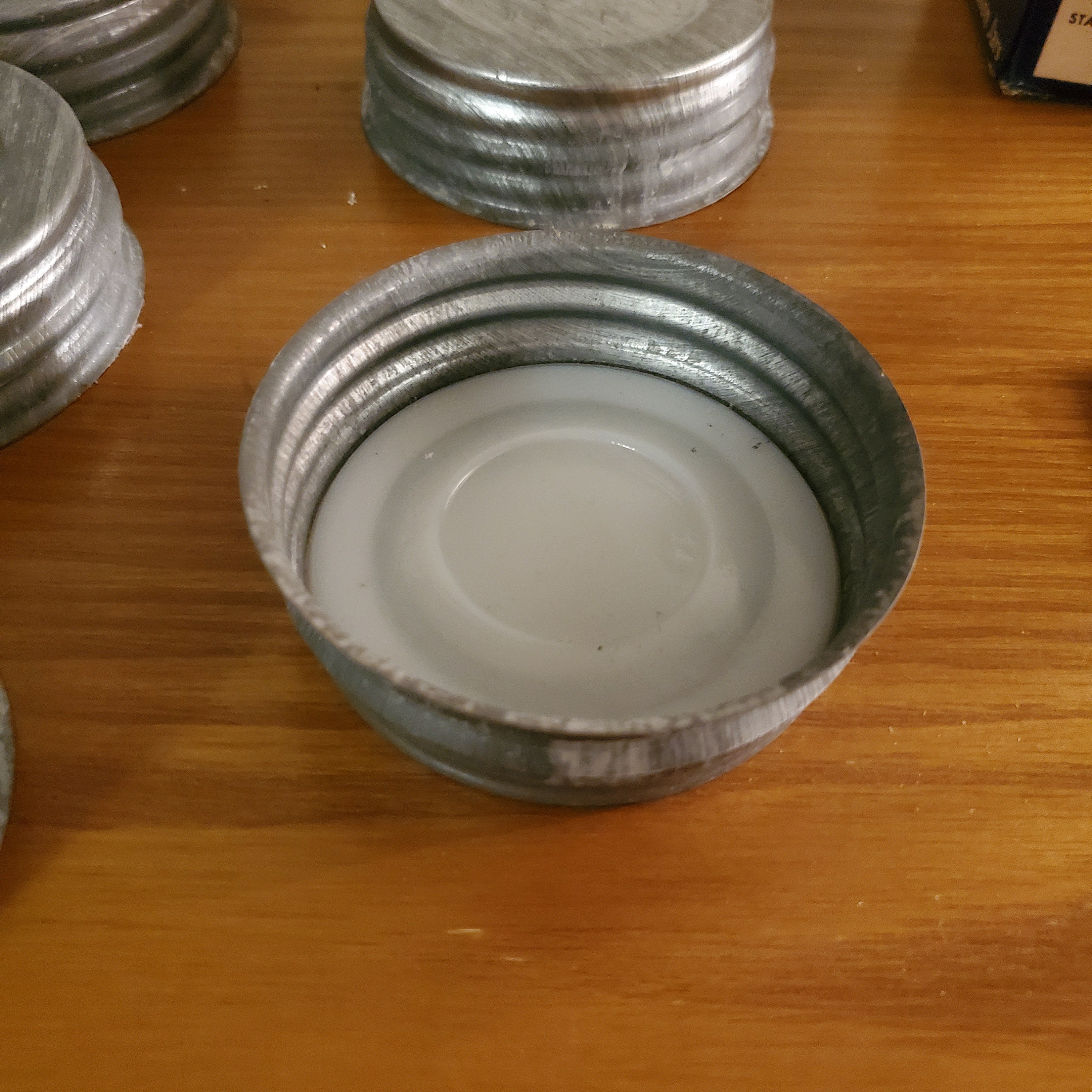 Vintage Ball Lids Zinc Mason Jar Lids - Etsy