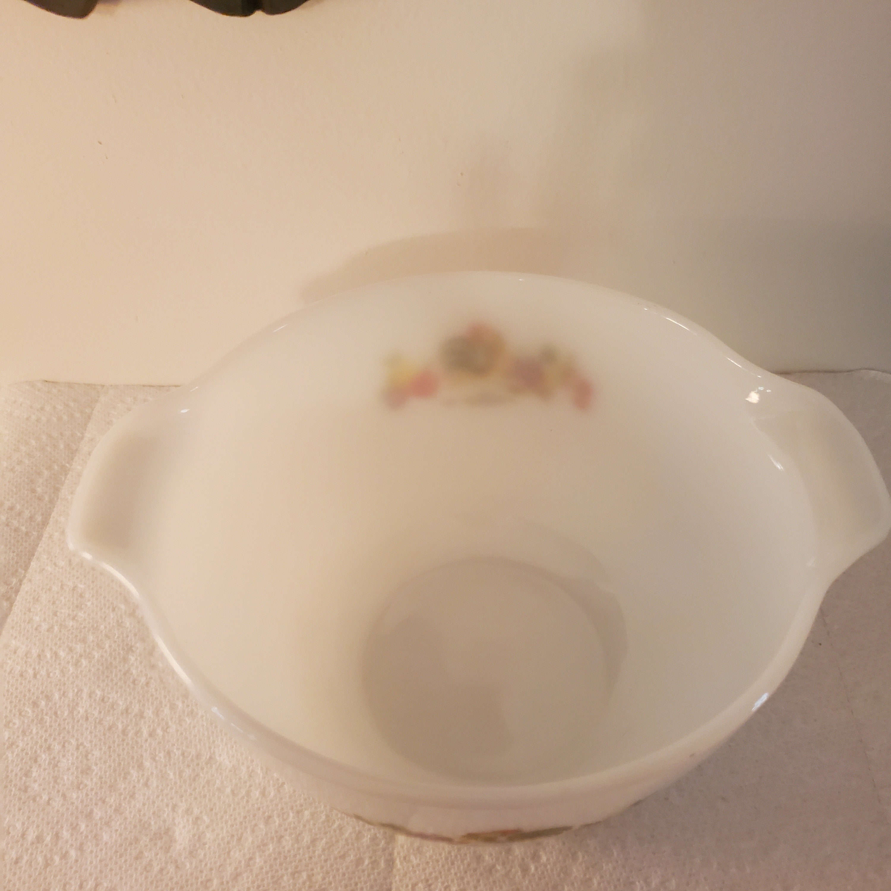 Vintage Rooster Bowl by Anchor Hocking Fire King Chanticleer Cinderella ...