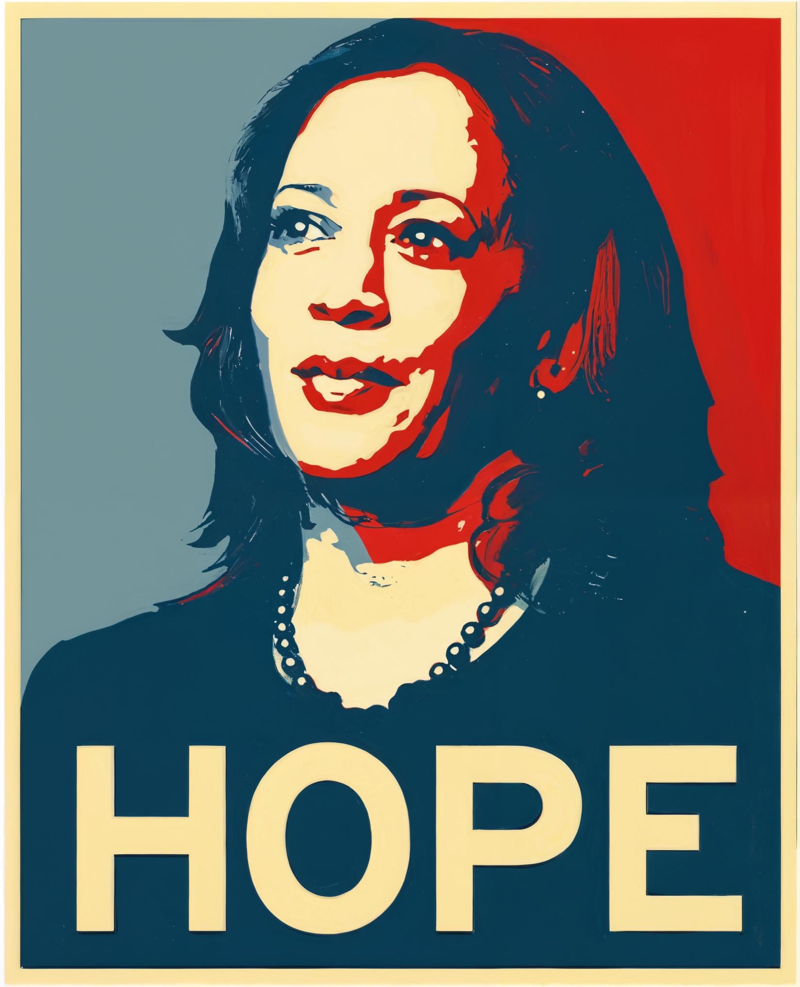 Kamala Harris Hope - Poster - Etsy