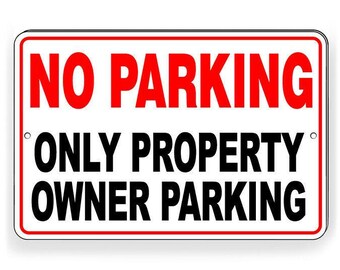 Owners Parking Sign - Etsy