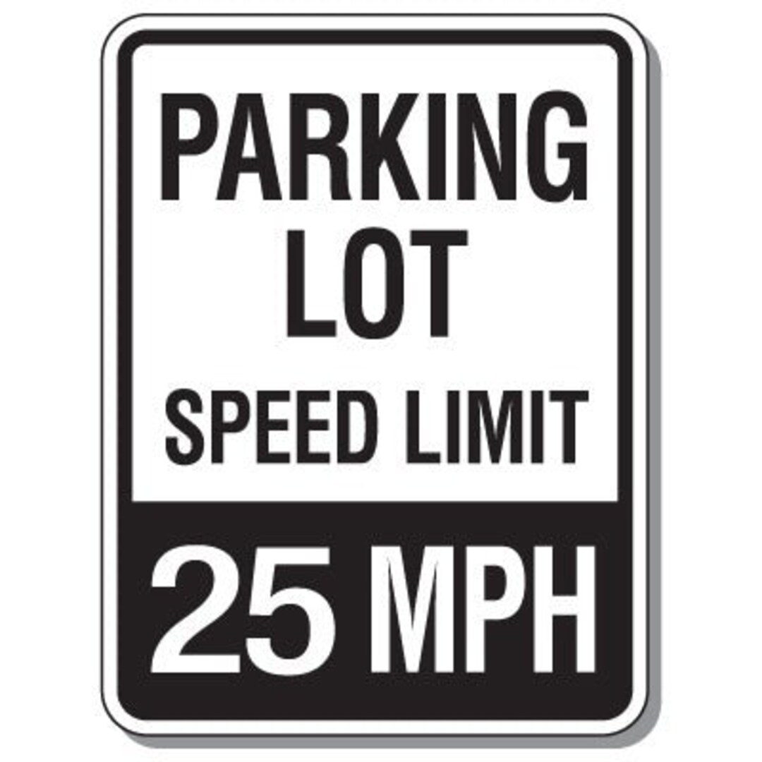 Speed Limit Sign 25