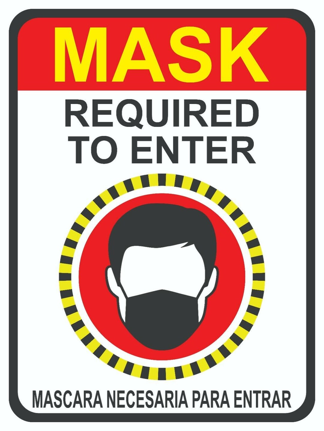 Must Wear Mask Prevent Sign - Etsy