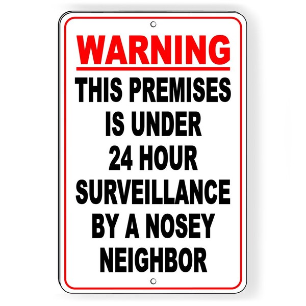 Nosey Neighbor Sign - Etsy