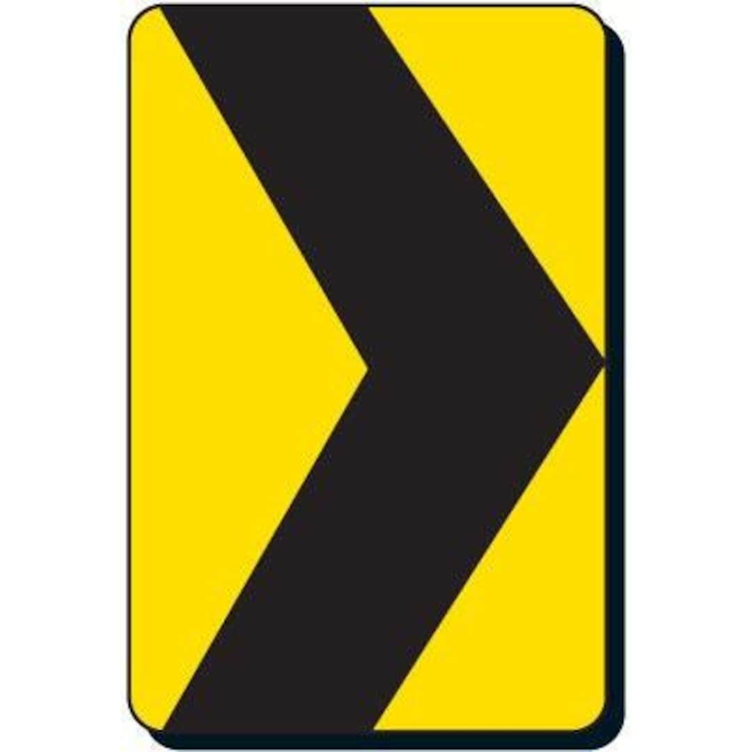 Hazard Arrow Sign - Etsy