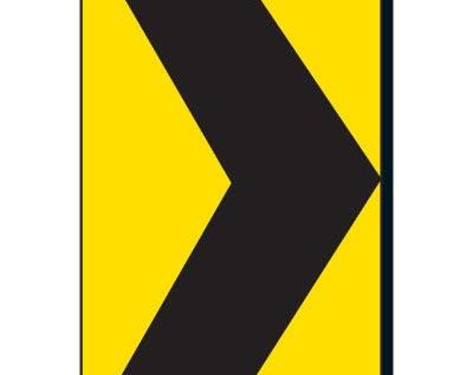 Hazard Arrow Sign - Etsy