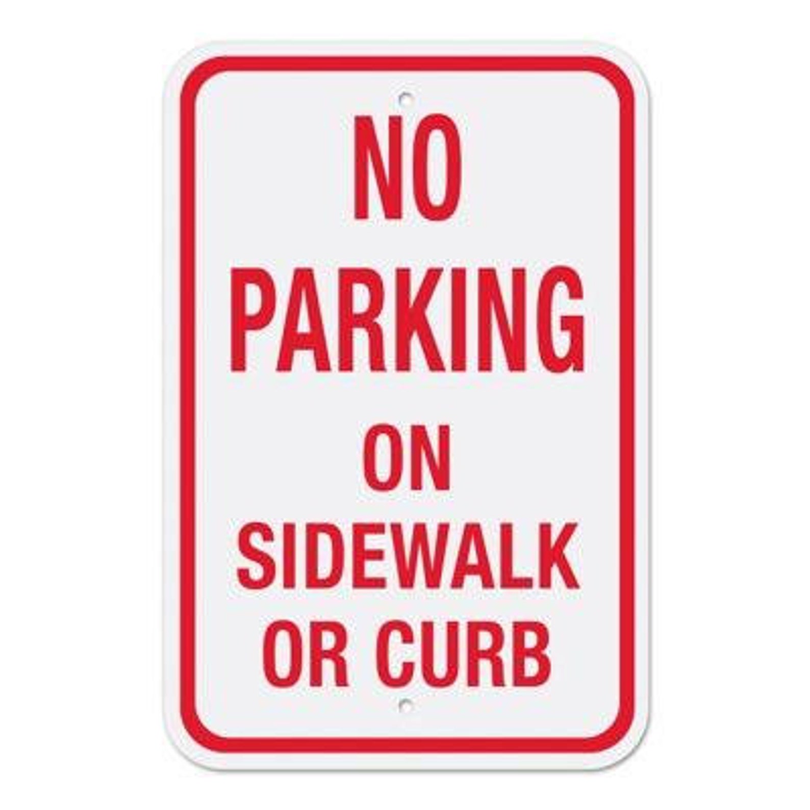 No Parking Signs No Parking on Sidewalk or Curb - Etsy UK