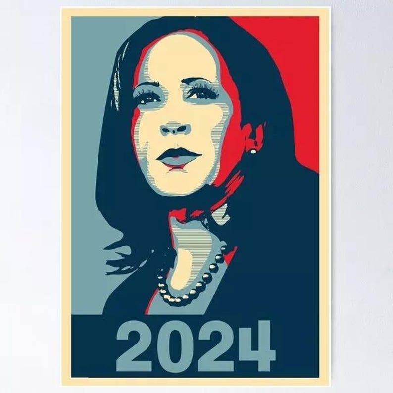 Kamala Harris 2024 Forward Poster - Etsy