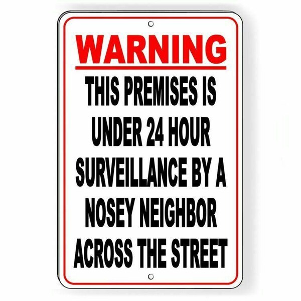 Bad Neighbor Sign - Etsy