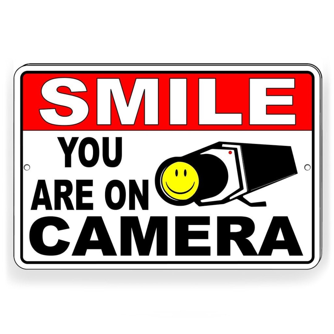 Smile You Are on Camera - Etsy