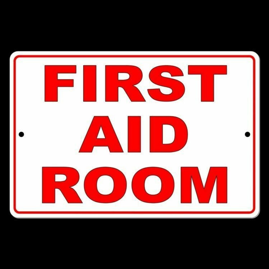 First Aid Room Sign Metal Emergency Medicine Notice WARNING SW016 - Etsy