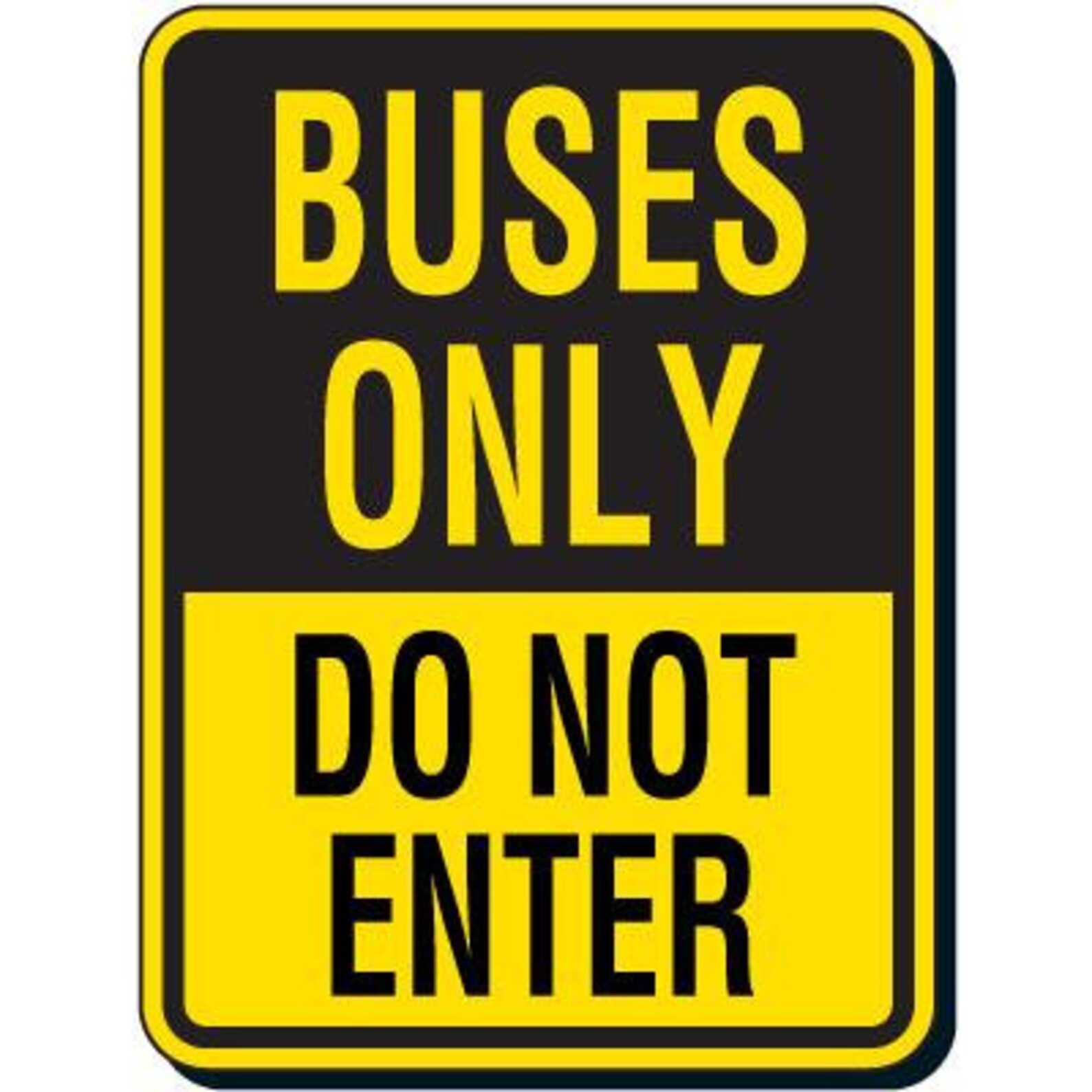 Buses Only Sign - Etsy