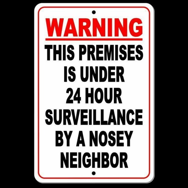 Nosey Neighbor Yard Sign - Etsy Canada