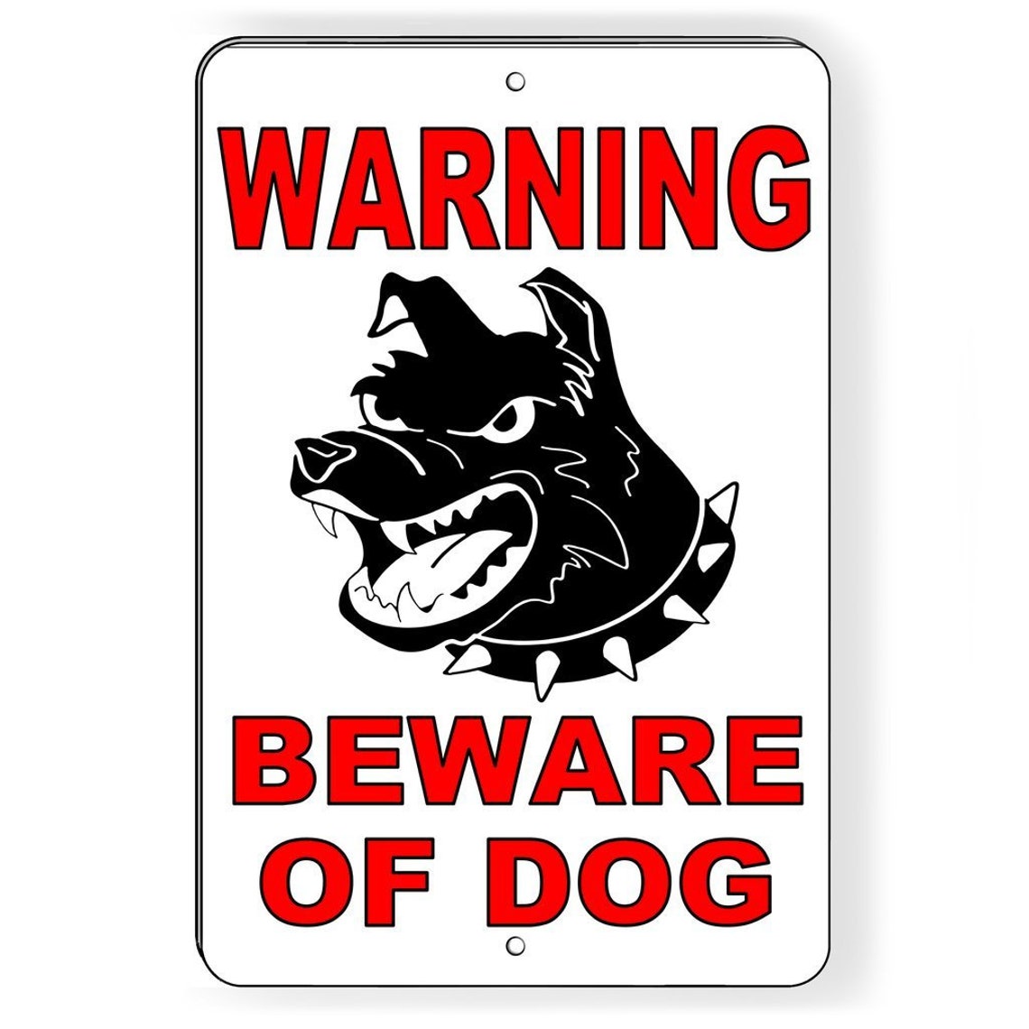 Warning Beware of Dog - Etsy