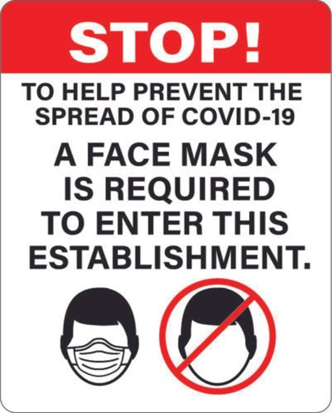 19covid MUST WEAR MASK - Etsy