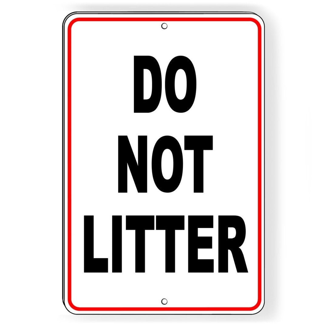 DO NOT LITTER - Etsy