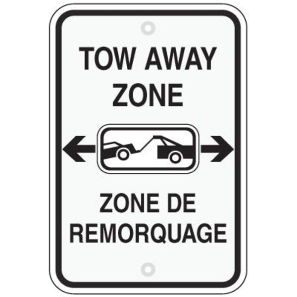Tow Away Zone Sign - Etsy