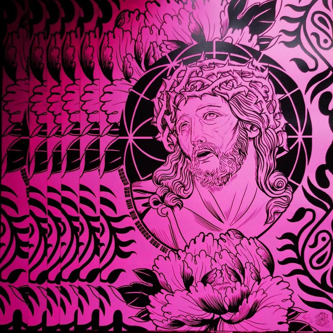 Jesus Pop Art Punk New Wave Print. - Etsy