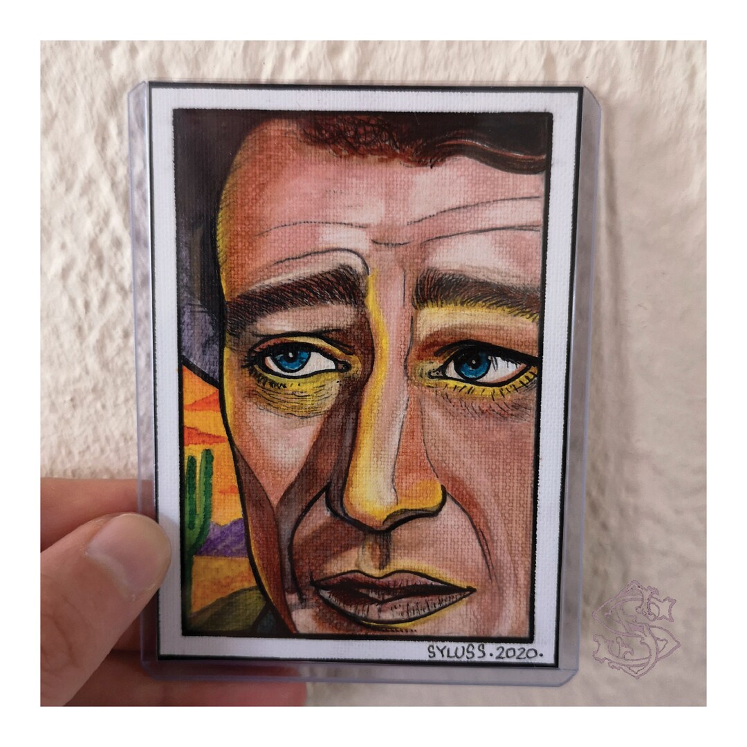 Unique Mini Original Collectable Art -(baseball Card Size) No:18 in ...