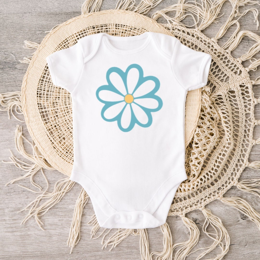 Daisy Baby Girl Bodysuit, Daisy Baby Outfit, Baby Girl Floral Outfit ...