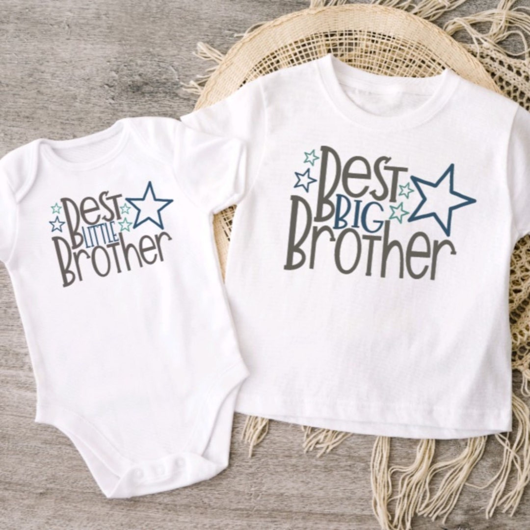 Big Brother Little Brother Set, Sibling Outfits, Brother Shirt Bundle ...
